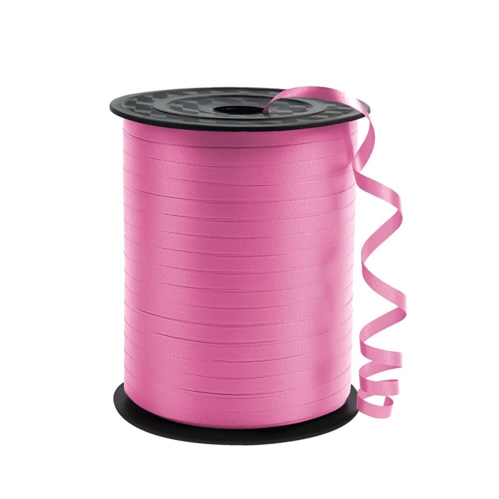 Premium Pink Curling Ribbon 1/5" Wide x 500 Yards Christmas Curling ...