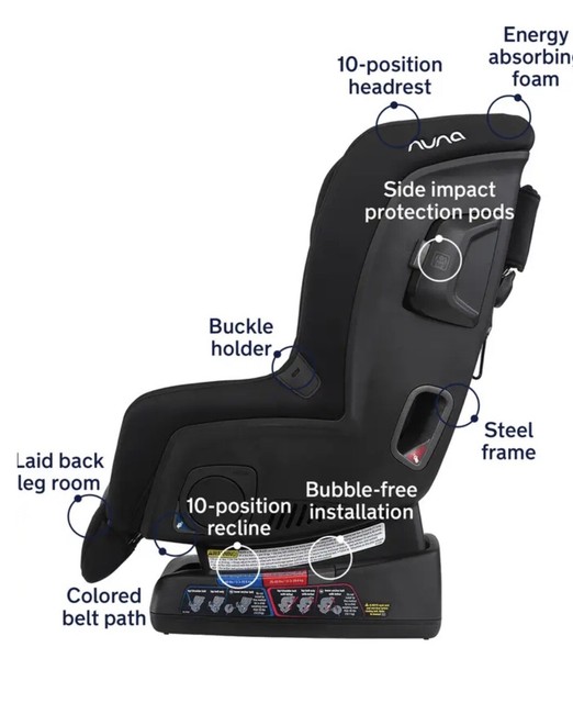 Nuna Rava Convertible Car Seat In Refined Color CS05107RFD for sale ...