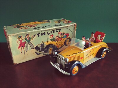 Very Rare Friction Version 1950's Arnold Tin Lizzy Cabriolet Tinplate w ...