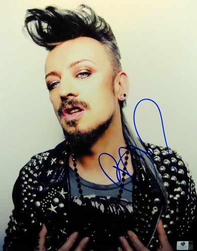 Boy George Signed Autographed 11X14 Photo Culture Club Singer Goatee ...