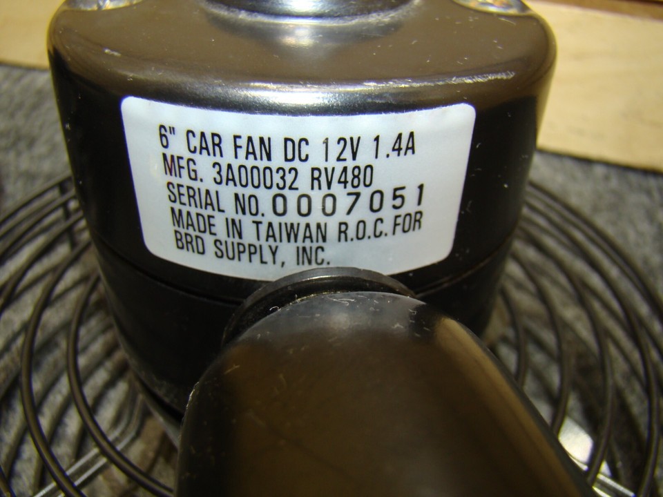 USED RV SET OF DASH FANS 6" 12V TESTED GOOD | eBay