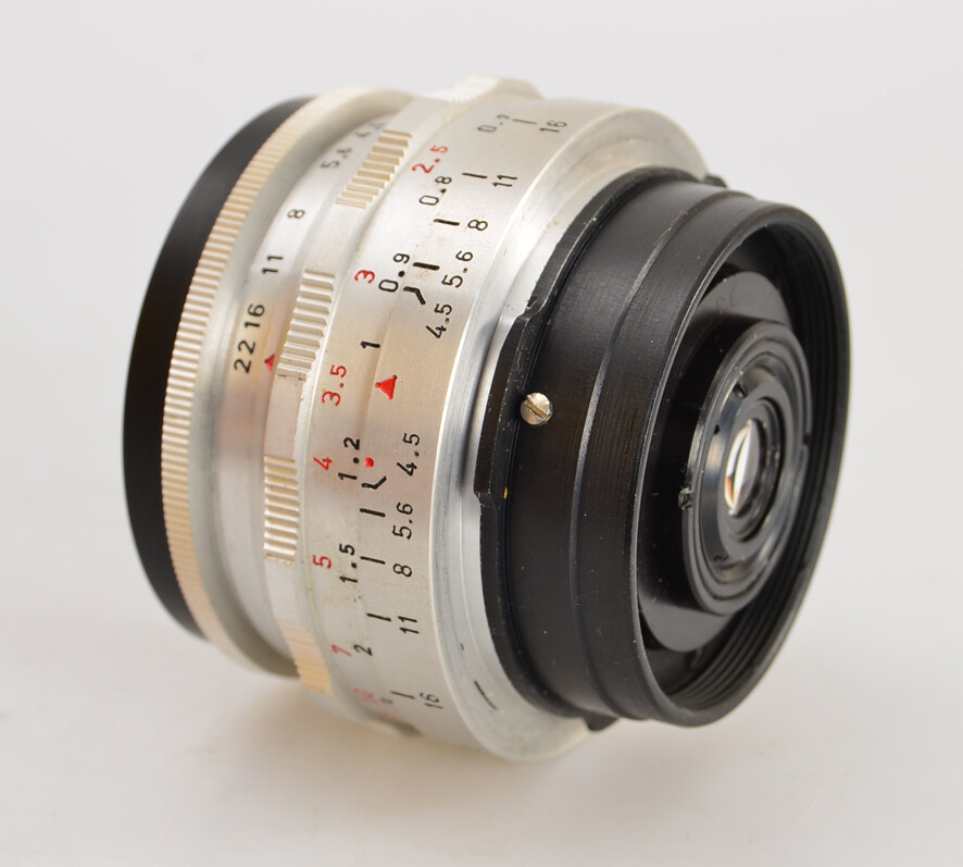 Primagon 4.5/35 Meyer-Optik Görlitz ⭐PRAKTINA mount ⭐10 blades ⭐Alu ⭐ ...