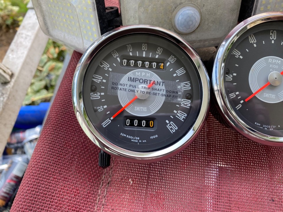 1967-1969 Triumph T120 - TR6 Speedometer & Tachometer REBUILT! 5 Year ...