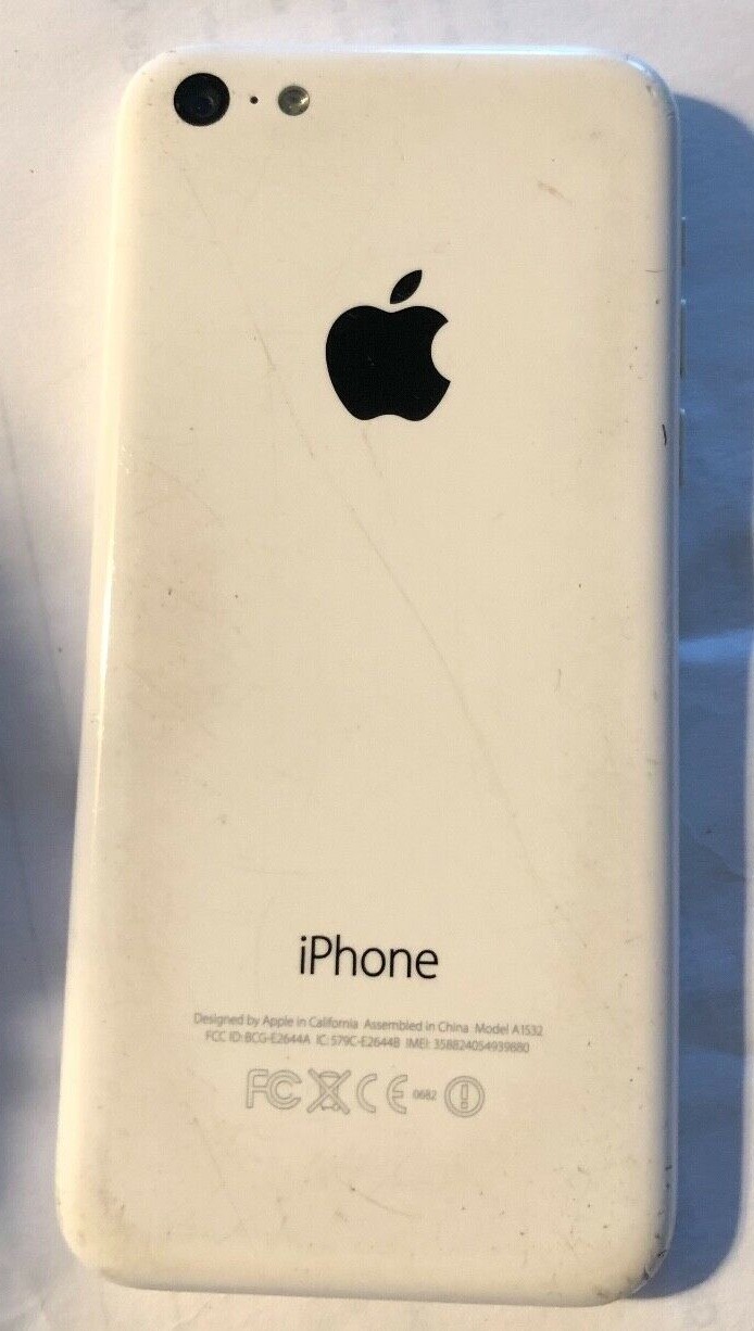 Apple iPhone 5c - 16GB - White (Verizon) A1532 (CDMA + GSM) for sale ...