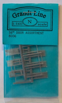 Grandt Line N #8006 Doors -- Assorted - 36" 91.4cm Wide pkg(6) | eBay