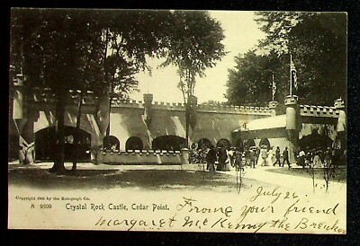 1915 Postcard Crystal Rock Castle Cedar Point | eBay