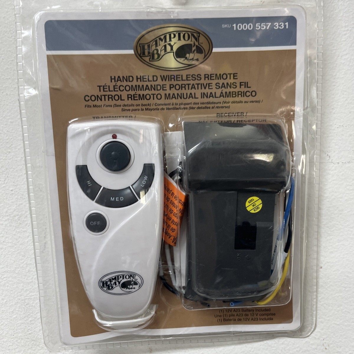 Hampton Bay Fan Remote Control