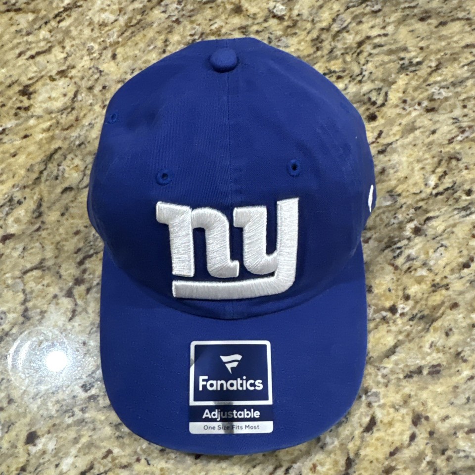 Fanatics NFL Pro Line Cap Hat New York Giants Adjustable Embroidered ...