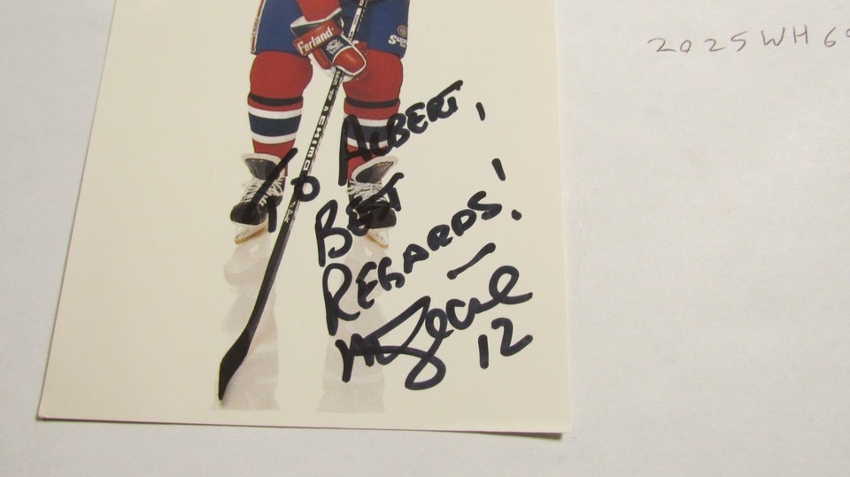 Mike Keane Signed Photo Card NHL | eBay