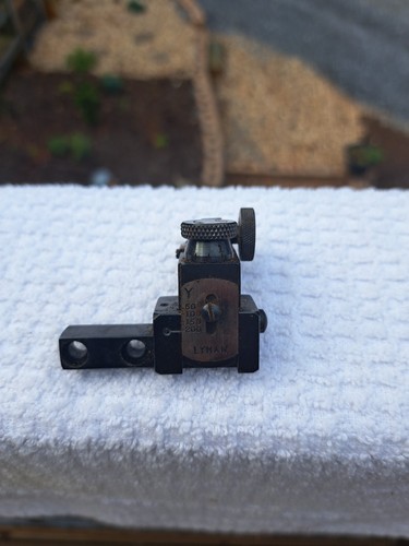 Lyman 57MS Peep Receiver Sight Mossberg 144 Rem 514 Savage Stevens H&R ...