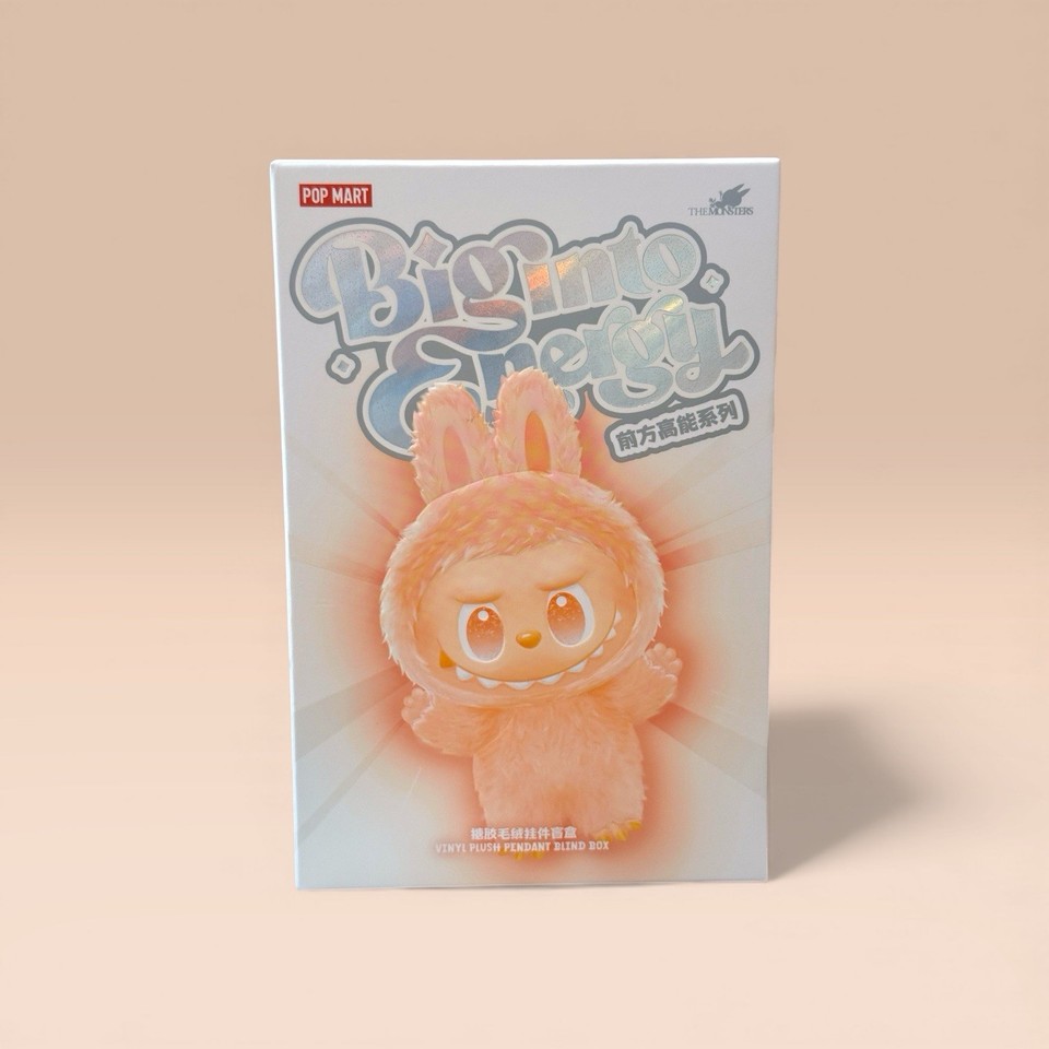 BIG INTO ENERGY LABUBU "HAPPINESS " (REVEALED) POP MART PLUSH | eBay
