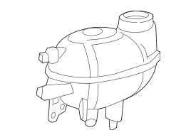 2013-2023 Mercedes Benz C300 Engine Coolant Reservoir 2055000049 OEM ...