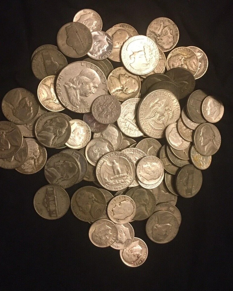 ONE Troy Pound LB U.S. Mixed Silver Coins Lot Pre-1965 | eBay