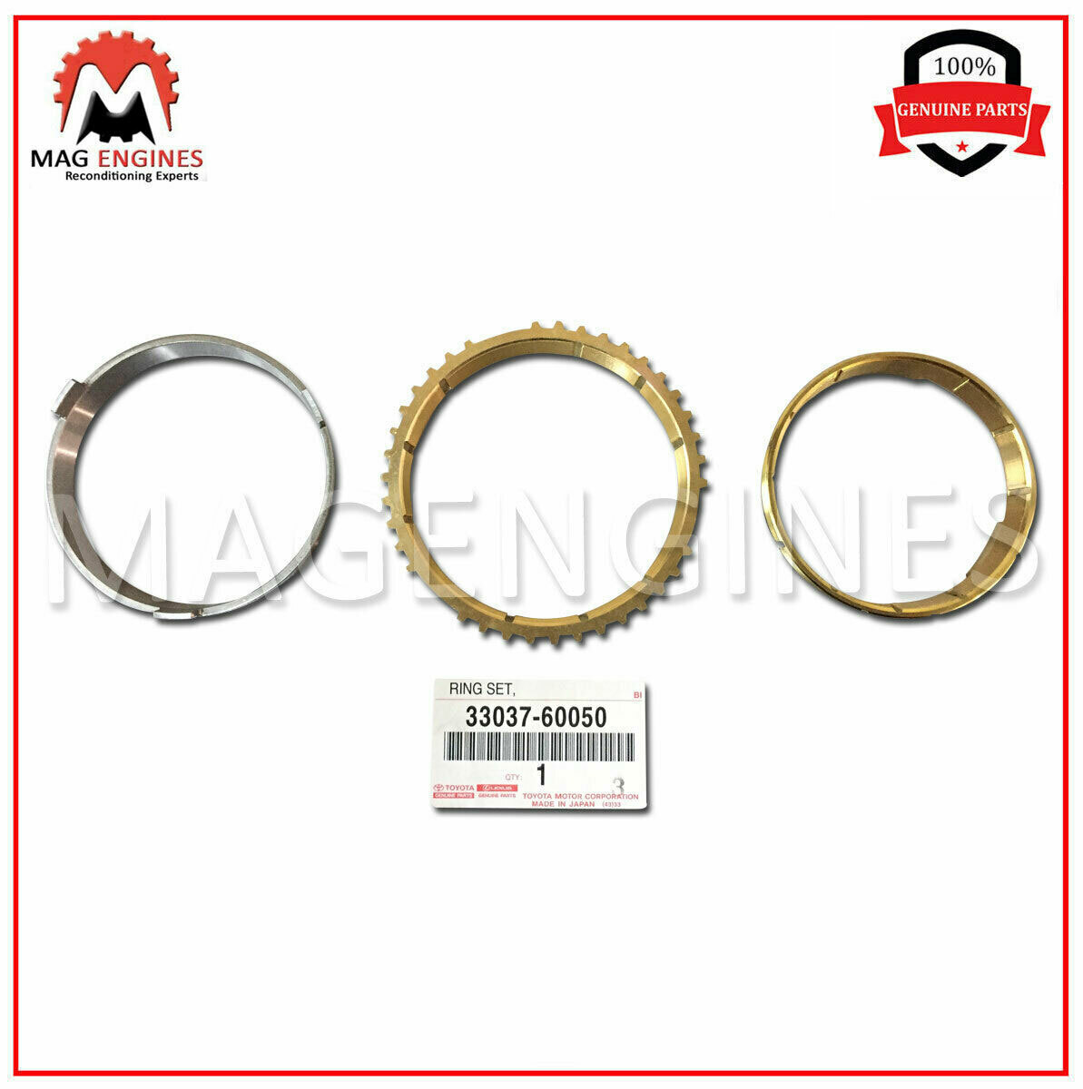 33037-60050 GENUINE OEM RING SET, SYNCHRONIZER, NO.1 3303760050 | eBay