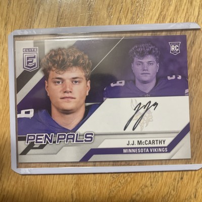 2024 Panini Donruss Elite JJ McCarthy Pen Pals On Card Auto RC ...