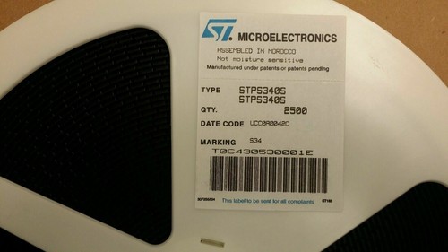 (50 PCS) STPS340S ST MICRO Diode Schottky 40V 3A 2-Pin SMC | eBay