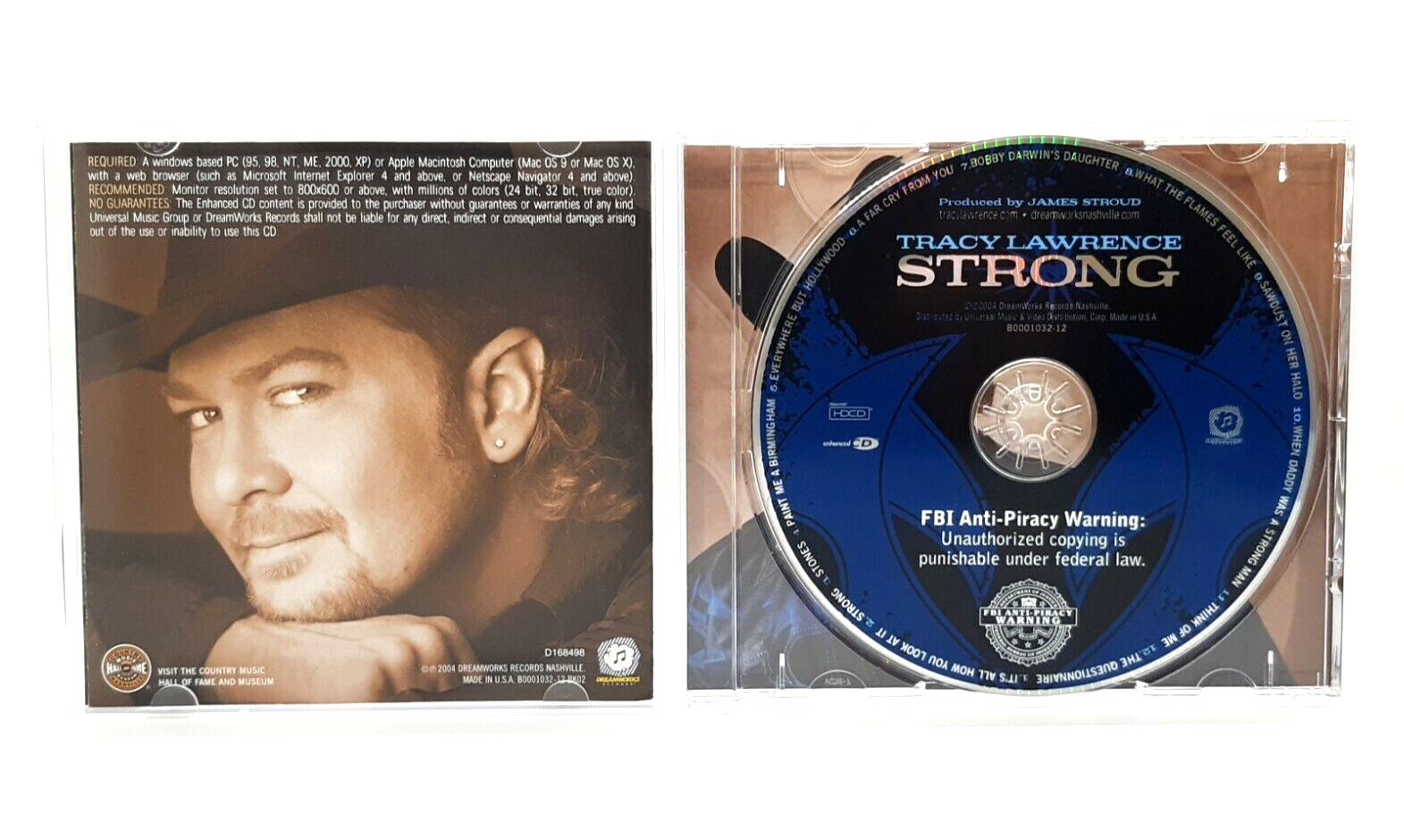 Tracy Lawrence Strong 2004 Dreamworks Records Nashville CD | eBay
