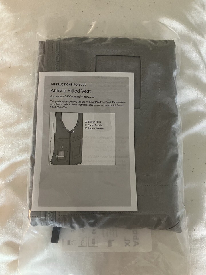 XL Fitted Vest for Abbvie Duopa pump | eBay