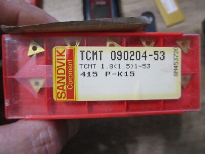 10 New Sandvik Coromant Carbide Milling Turning Inserts TCMT 16 T3 08 ...