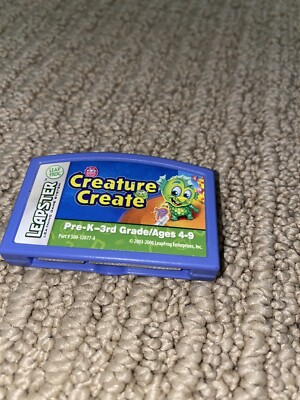 LeapFrog Leapster Game - CREATURE CREATE - Cartridge Only | eBay
