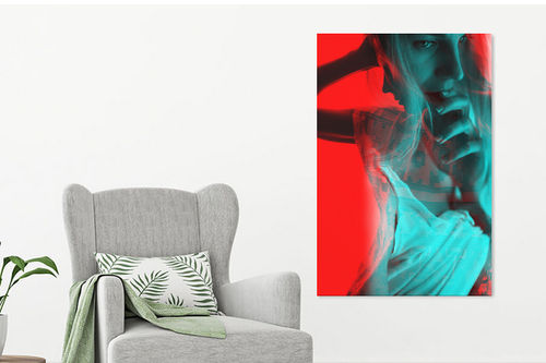 Amazing Abstract Woman Red Photograph Print Home Decor Wall Art choose ...