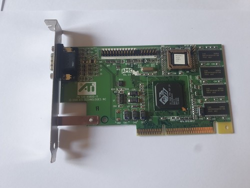 ATI 3D Rage Pro AGP Grafikkarte 4 MB PN 109-49800-00 PC Computer VGA ...