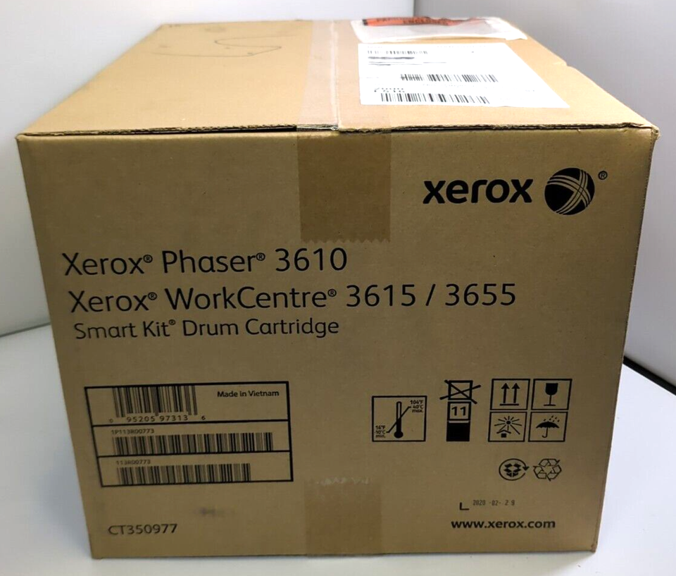 NEW XEROX 113R00773 3610 WorkCentre 3615 3655 Smart Kit Drum Cartridge ...