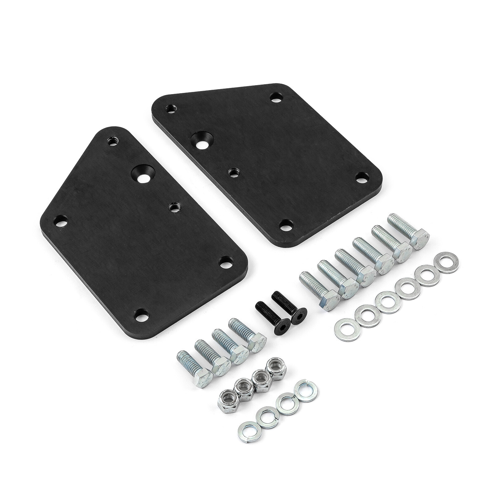 GM LS Engine to 3 Bolt Chevy Rubber Motor Mount Adapter Plate Kit [4592 ...