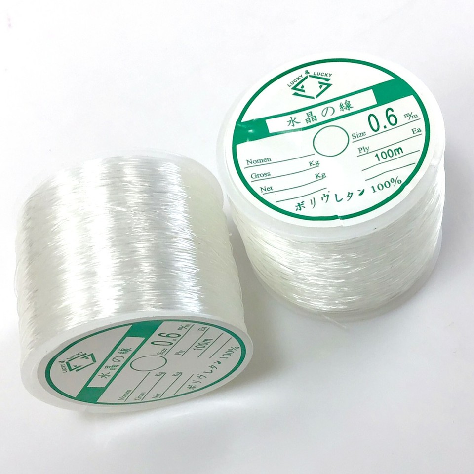 Elastic Stretch Beading String Cord thread Elastic Round Black Color ...