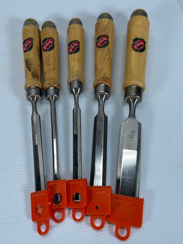 SPANNSAGE GERMAN WOOD CHISEL GOUGE LOT 26 18 12 10 9 MM USED | eBay