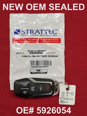 NEW OEM 5926054 164-R8117 Ford Logo Proximity Smart Remote 5 Btn ...