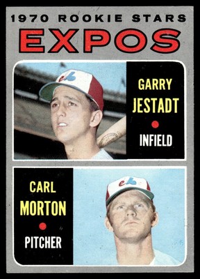 1970 Topps Expos Rookies - Garry Jestadt/Carl Morton Montreal Expos ...