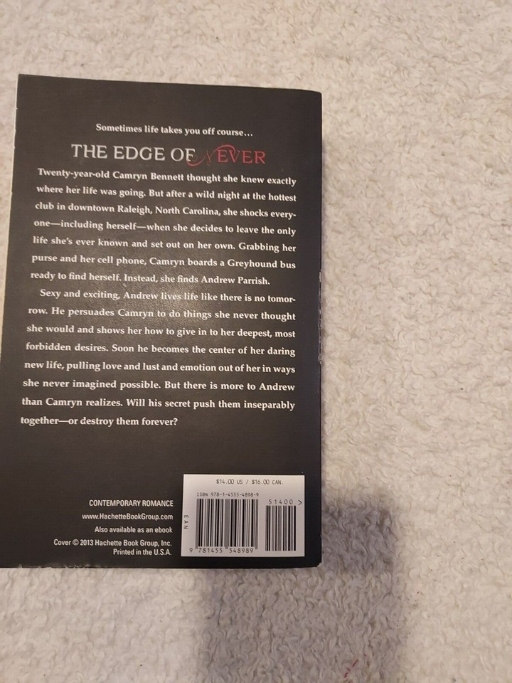 The Edge of Never soft back book by J.A. Redmerski | eBay