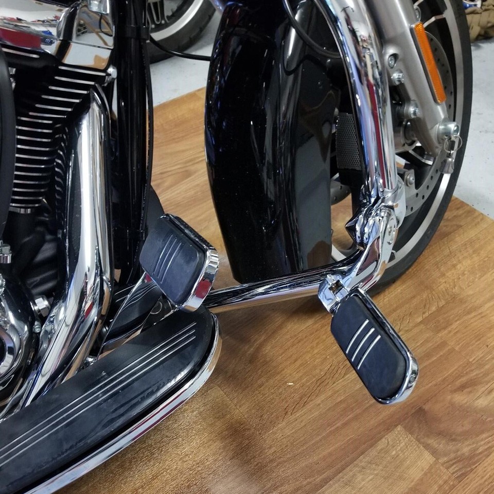 Chrome Rear Passenger Highway Pegs Foot Peg Rest Pedals For Harley ...