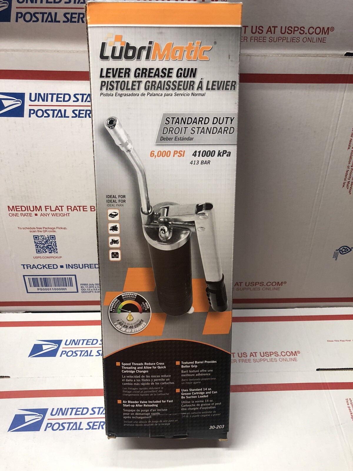 Plews & Lubrimatic Standard Duty Lever Grease Gun 30200 for sale online ...