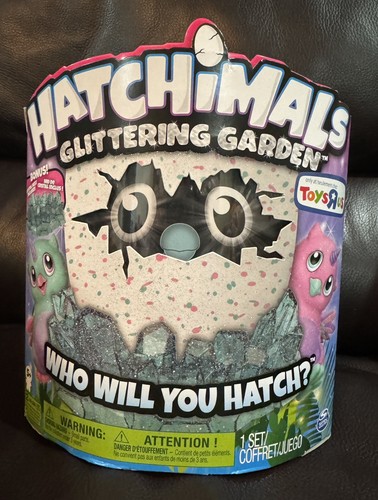 Hatchimals Glittering Garden Owlicorn Interactive Toy Teal/Purple w ...