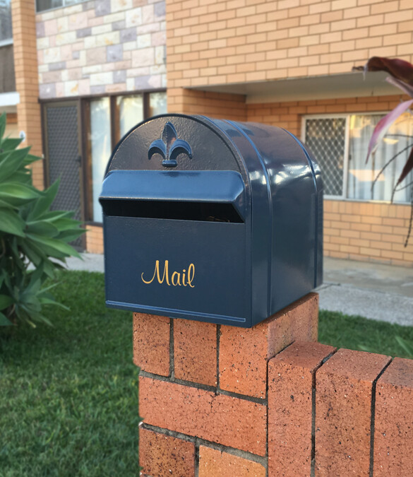 Auspost A4 Mail Box Only - Australian Made Hamptons Letterbox Classical ...