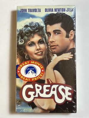 Grease VHS Tape 1990 | Brand New & Sealed | John Travolta | USA | eBay