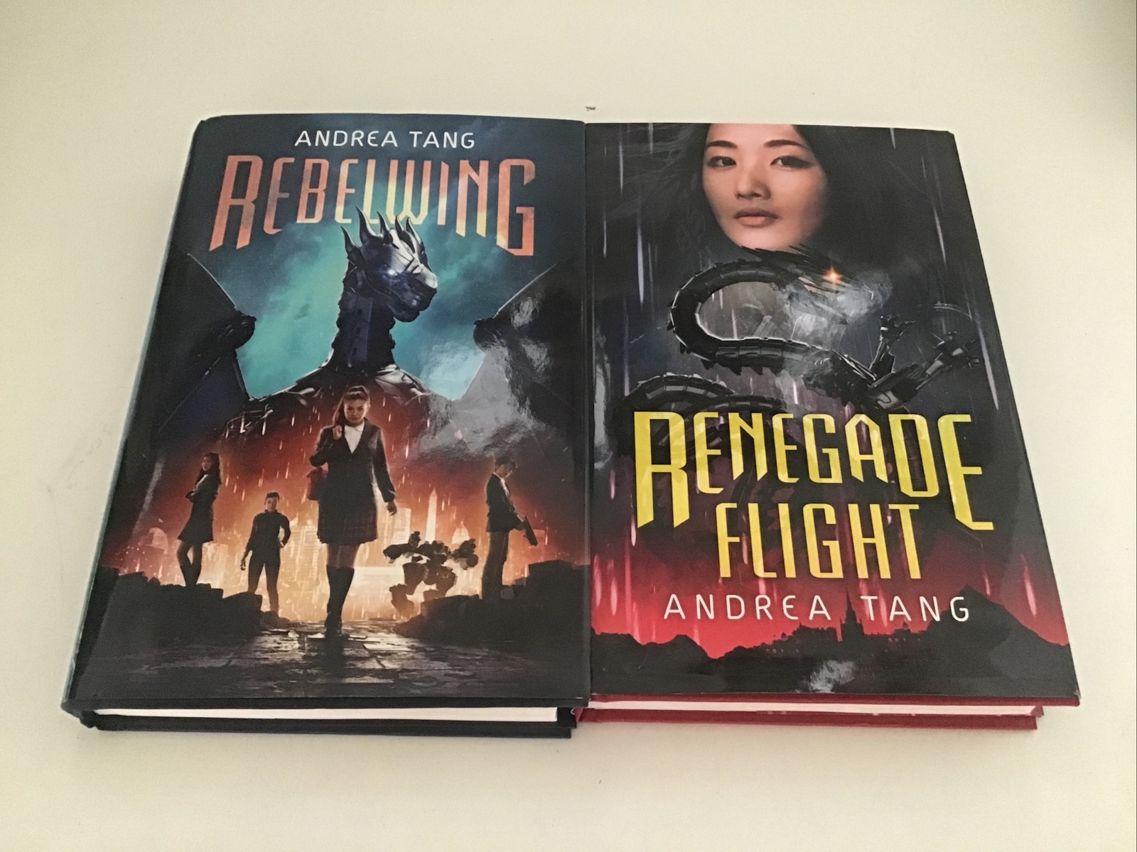 Lot Of 2 Andrea Tang HC Rebelwing, Renegade Flight @ST33 9781984835093 ...