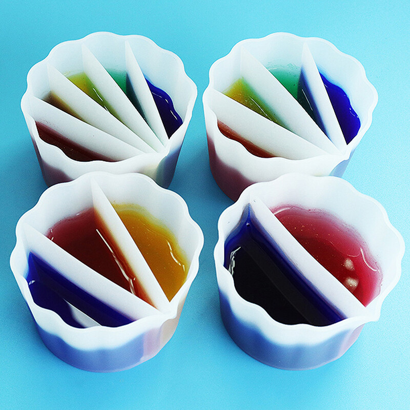 Silicone Split Cups For Paints Pouring Acrylic Paint Pour Cup 5 ...