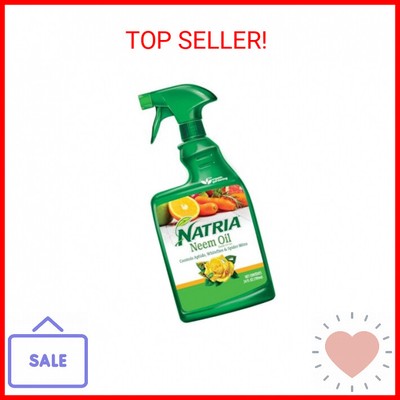 Natria 706250A Neem Oil Spray for Plants Pest Organic Disease Control ...