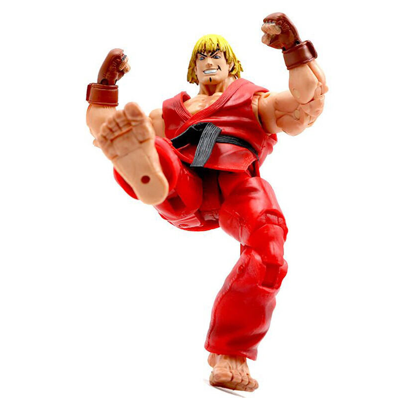 Street Fighter IV Ryu Ken Guile Akuma Action Figure Kid Toy Video Game ...