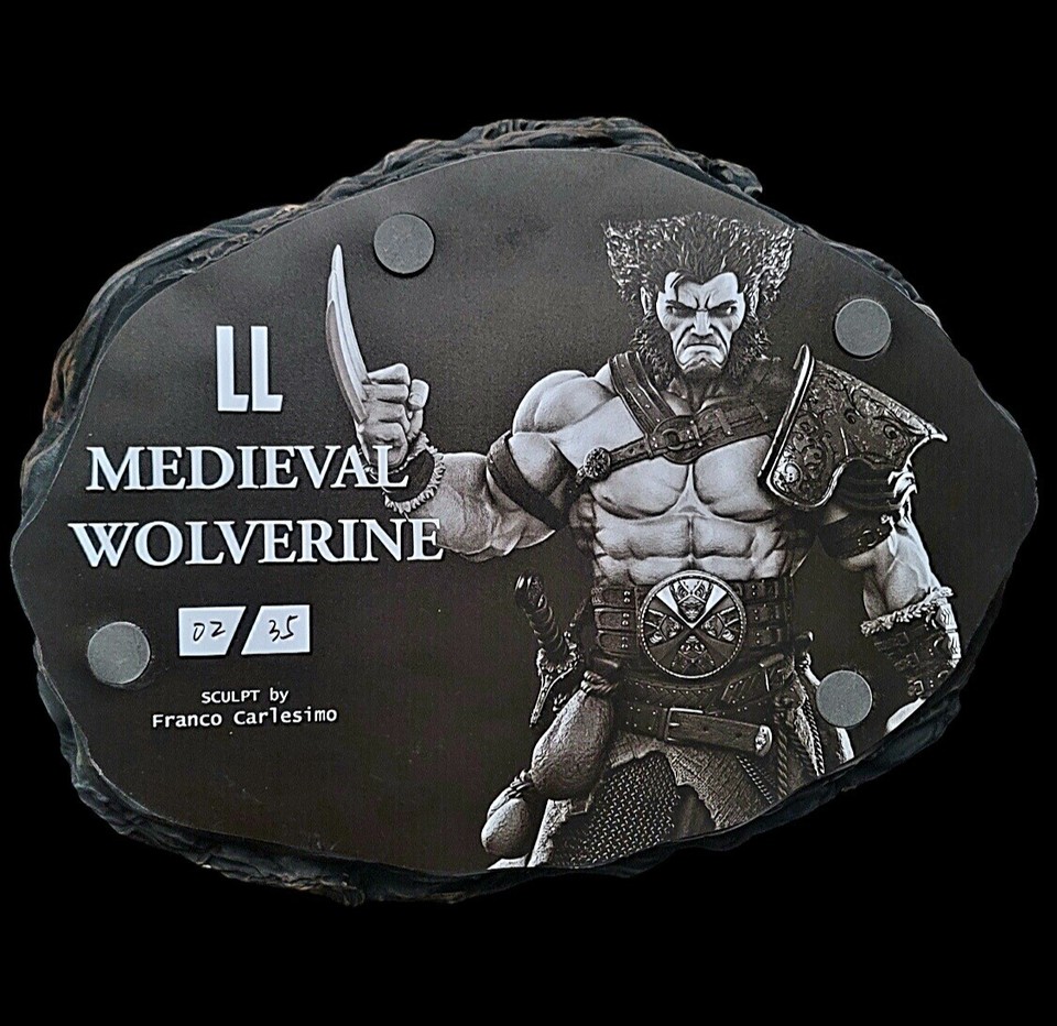 Custom Marvel X-Men 1/4 LL Medieval Wolverine Figure Statue Sculpted By ...