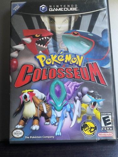 Pokemon Colosseum GameCube - BLACK LABEL - Case Only (NO MANUAL OR DISC ...