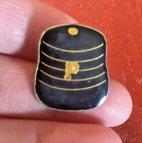 Pittsburgh Pirate Enamel Vintage Hat Lapel Pin or Tie Tack - Black ...