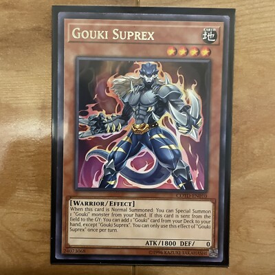 YuGiOh Gouki Suprex COTD-EN010 Unlimited Rare Konami | eBay