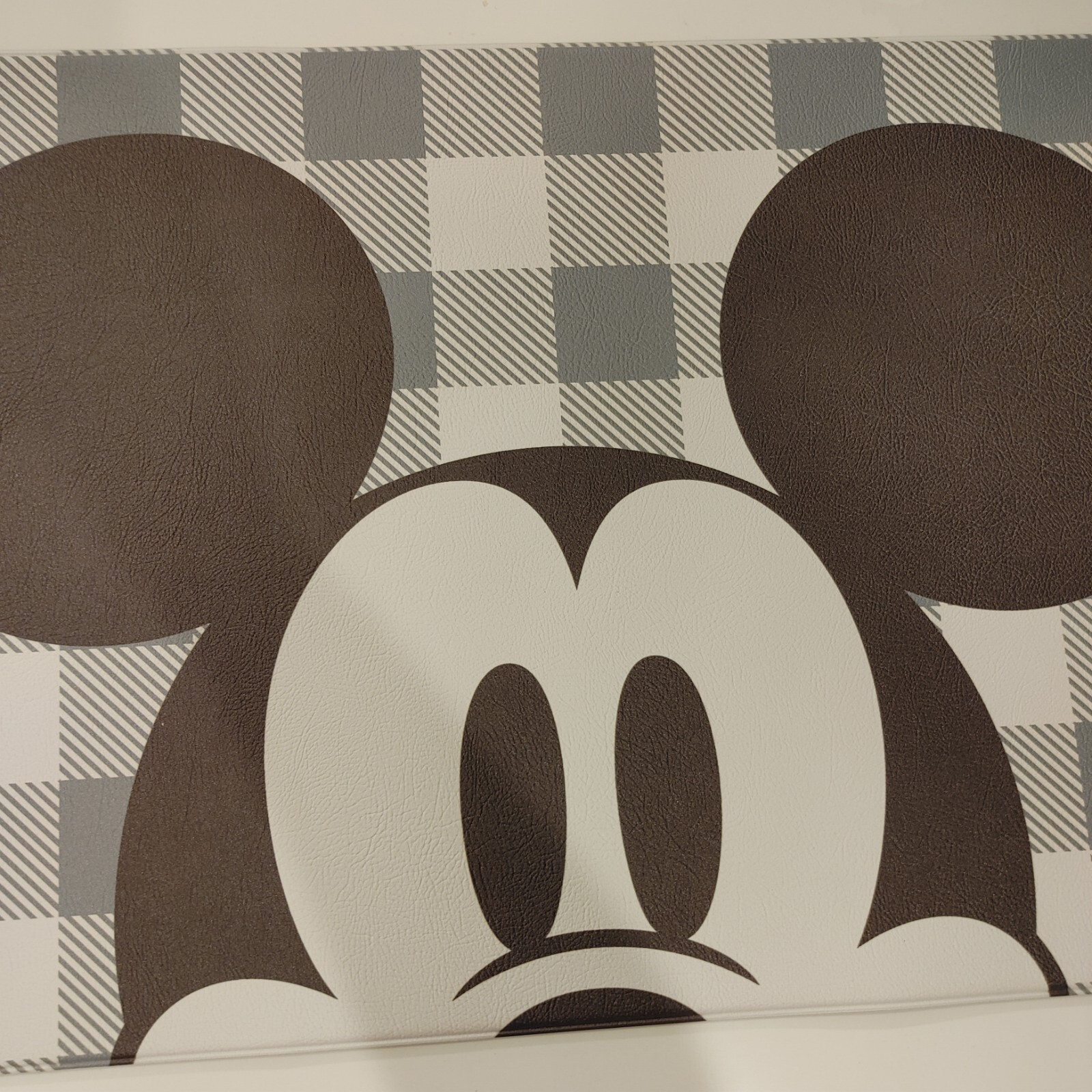 Disney Mickey Mouse Peak A Boo Buffalo Plaid Anti Fatigue Kitchen Mat ...