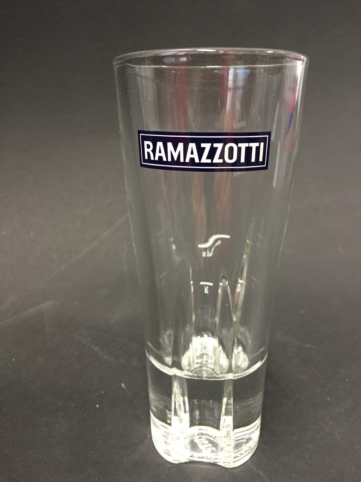 6x RAMAZZOTTI Glas Cocktail Gläser 2/4cl Blaue Schrift NEU OVP | eBay
