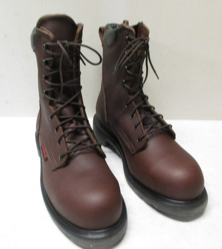 New in box -Men's RED WING 2408 Steel Toe, EH, Brown Leather Boots, 9.5 ...