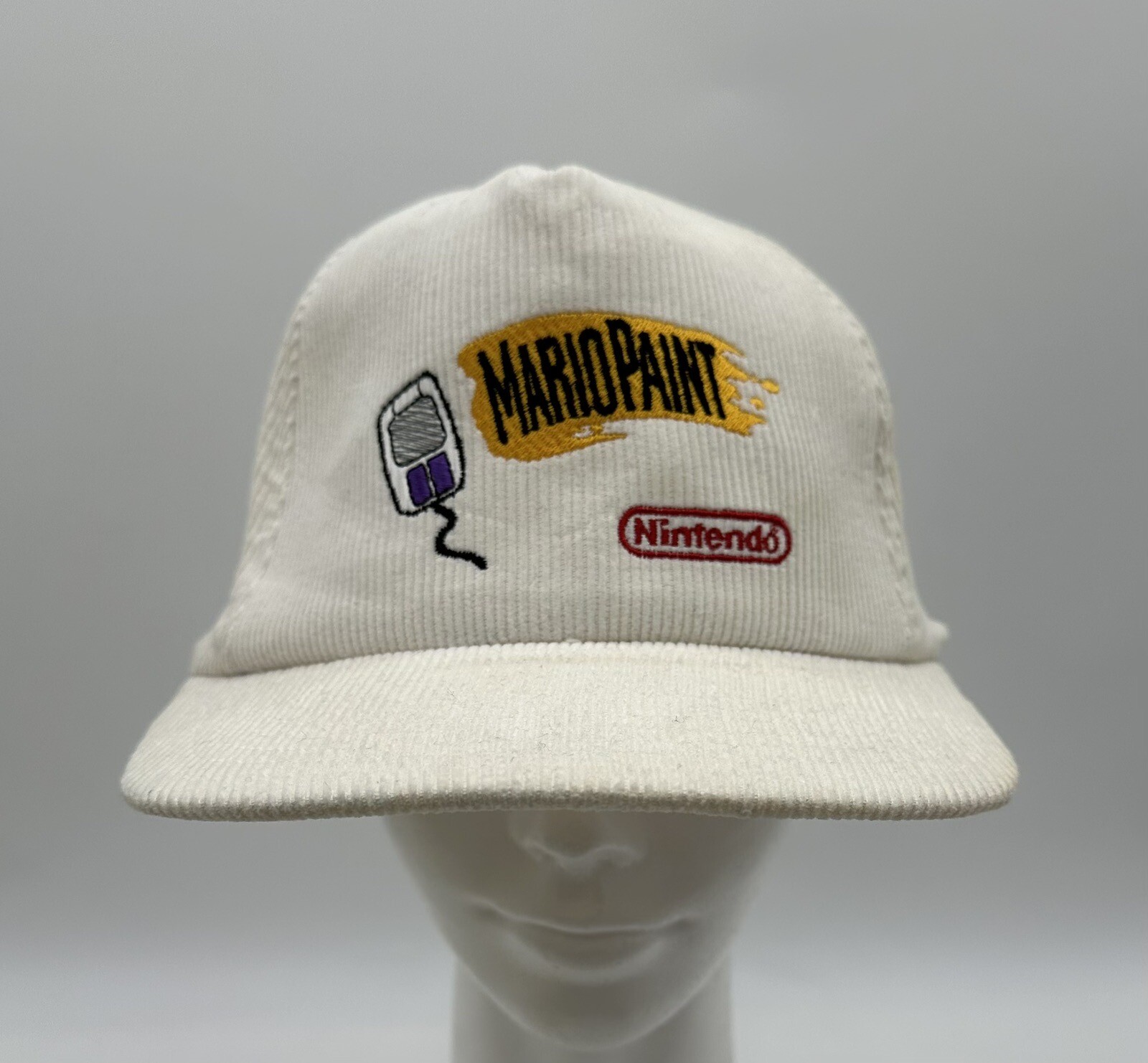 RARE VINTAGE RE PLAY CAP NINTENDO SUPER MARIO PAINT S… - Gem